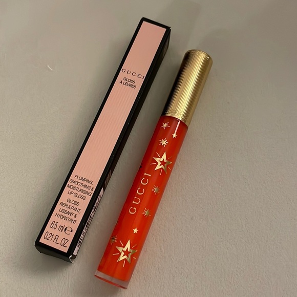 Gucci | Makeup | Gucci Lip Plumping Gloss Teresina Red Nib | Poshmark